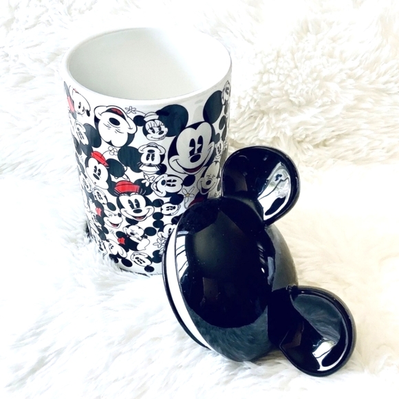 Disney | Kitchen | Disney Mickey Mouse Minnie Mouse Glas Canister New ...